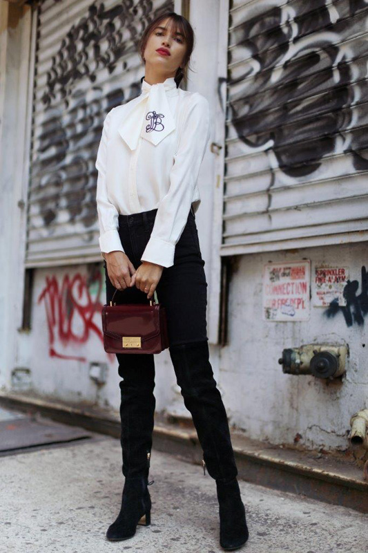 法国知名时尚博主Jeanne Damas演绎的Tory Burch 2017秋冬系列